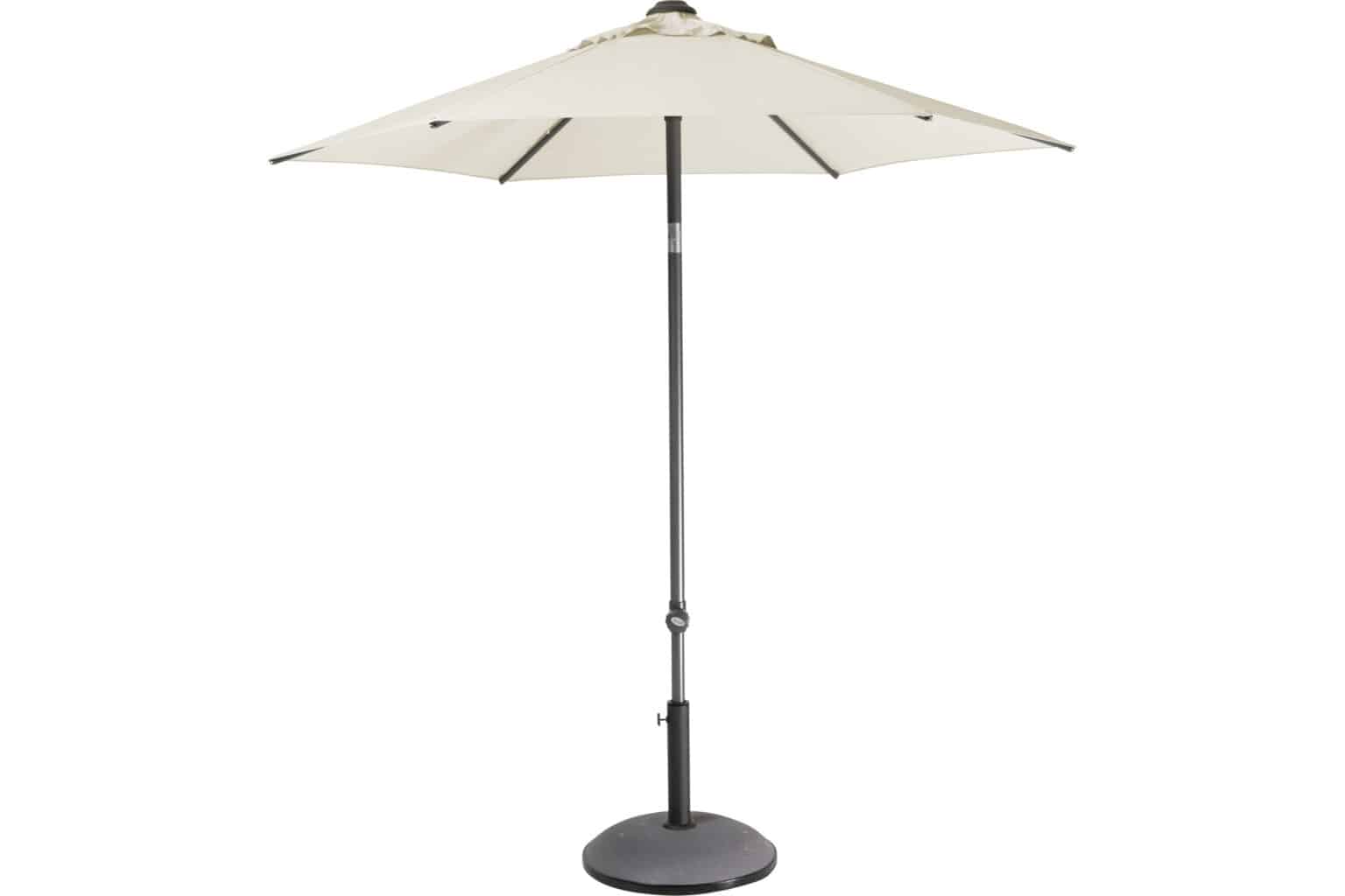 Solar easy-up parasoll Ø200 - natural - Hartman
